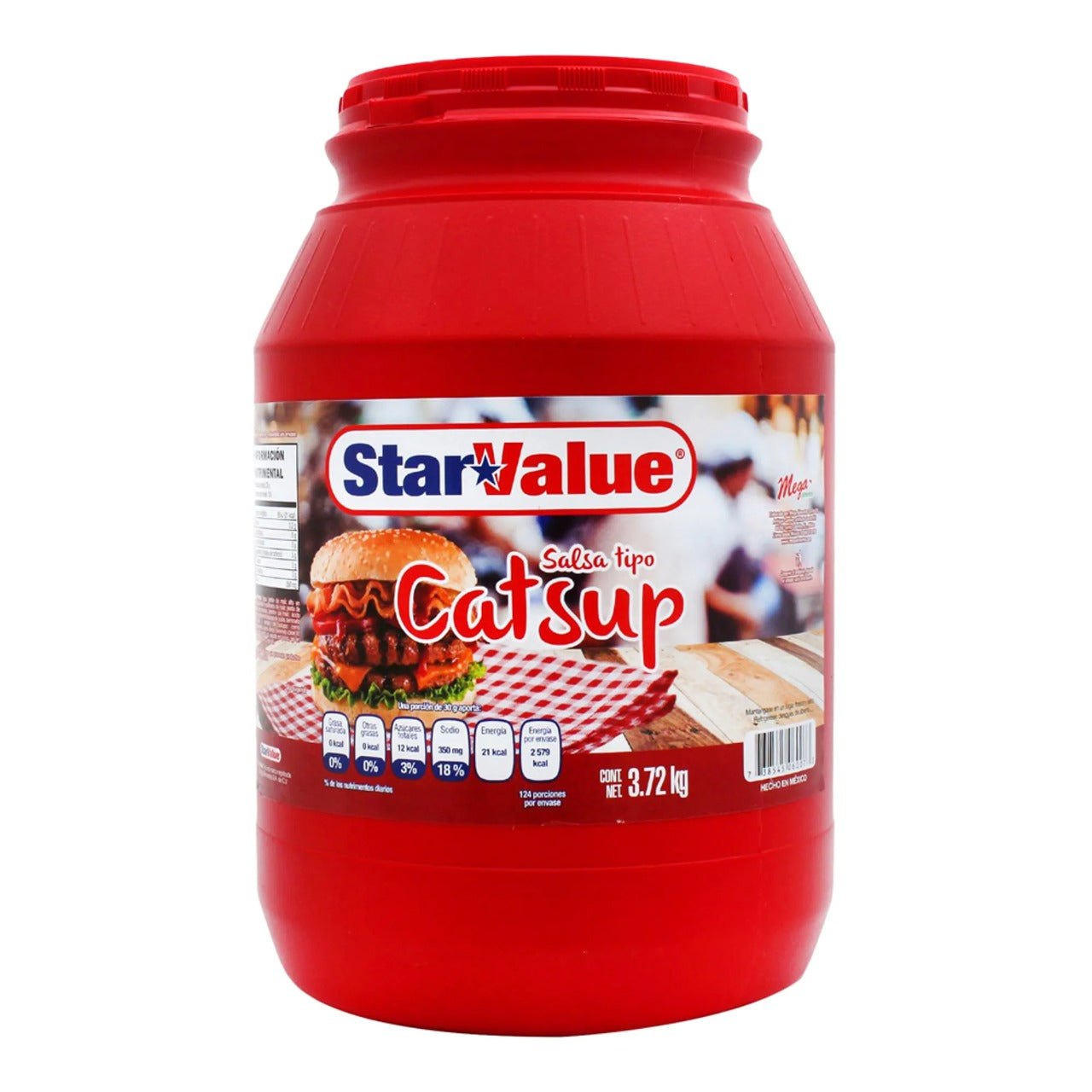 SALSA TIPO CATSUP STAR VALUE -BOTE 3.72 KG-