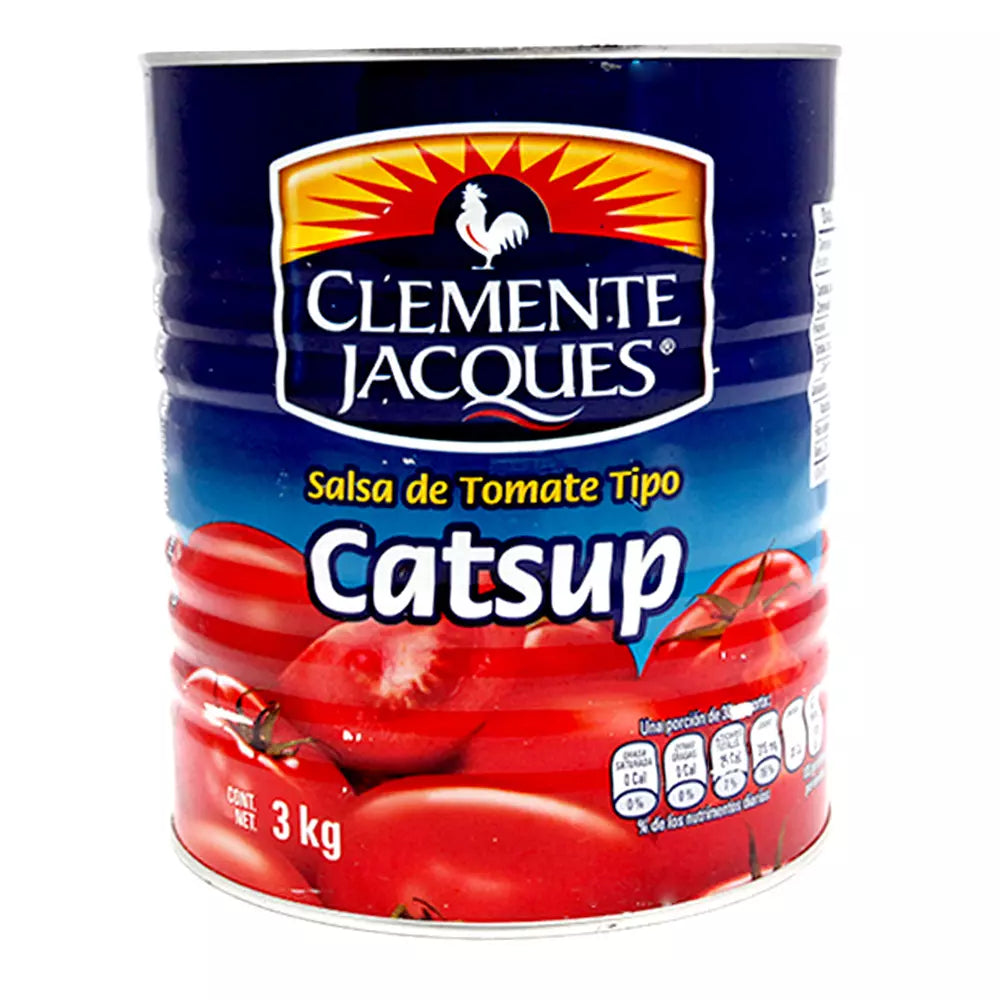 SALSA CATSUP CLEMENTE JACQUES -LATA 3 KG-