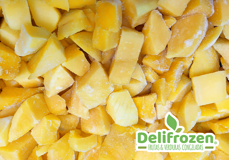 MANGO CONGELADO CUBOS -CAJA 13.6 KG-