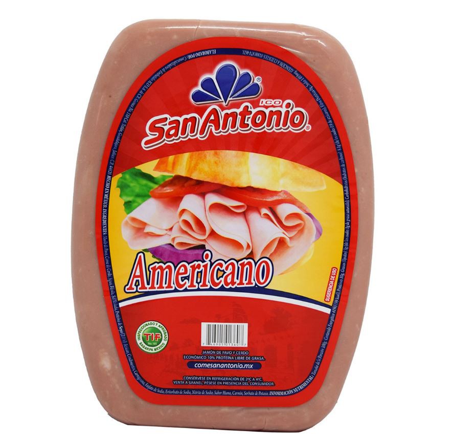 JAMÓN TIPO AMERICANO SAN ANTONIO -POR KG-