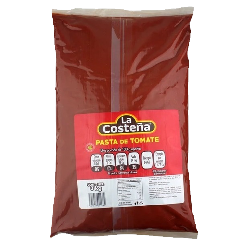 PASTA DE TOMATE LA COSTEÑA -BOLSA 3 KG-
