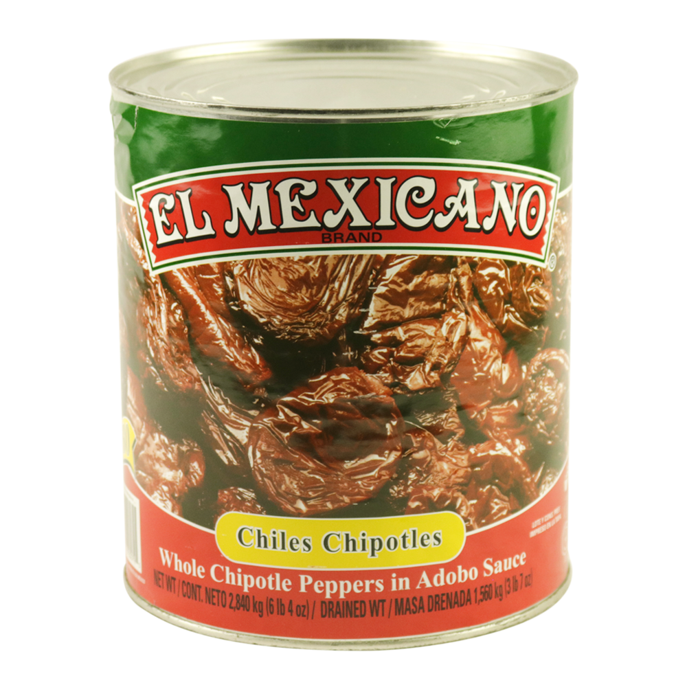 CHILES CHIPOTLES EL MEXICANO -LATA 3 KG-